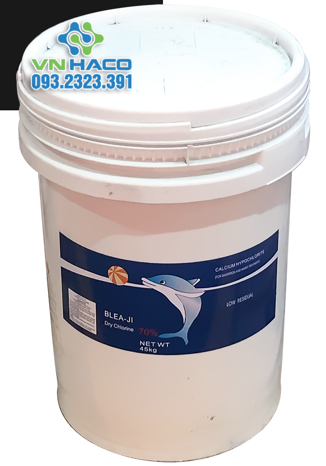 Chlorine cá heo Super Chlor Ca(OCl)2, Trung Quốc, 45 kg/thùng, 50 kg ...