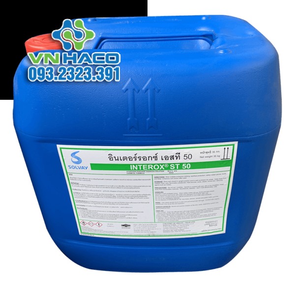 Hydrogen Peroxide - Oxi già- H2O2 50%, Thái Lan, 35 kg/can, 1.150 kg ...