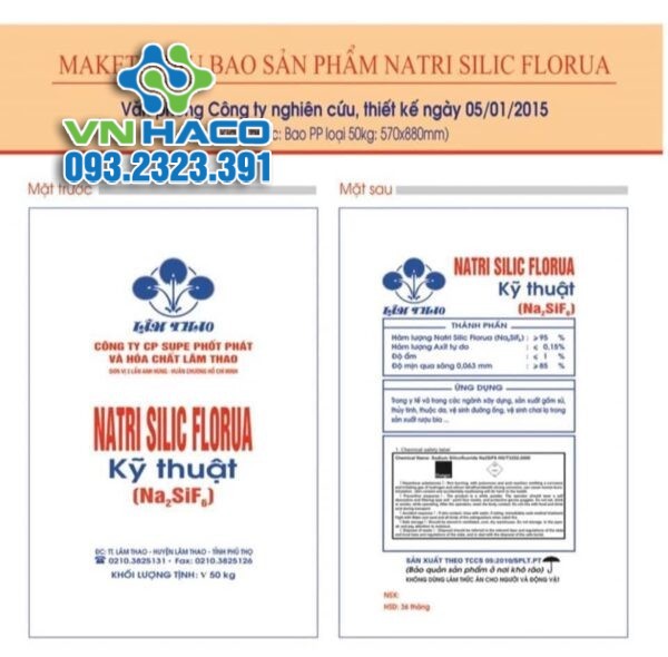 Sodium Silicofluoride Na2SiF6 95-99%, Việt Nam, 25kg/bao, 1,350 kg ...