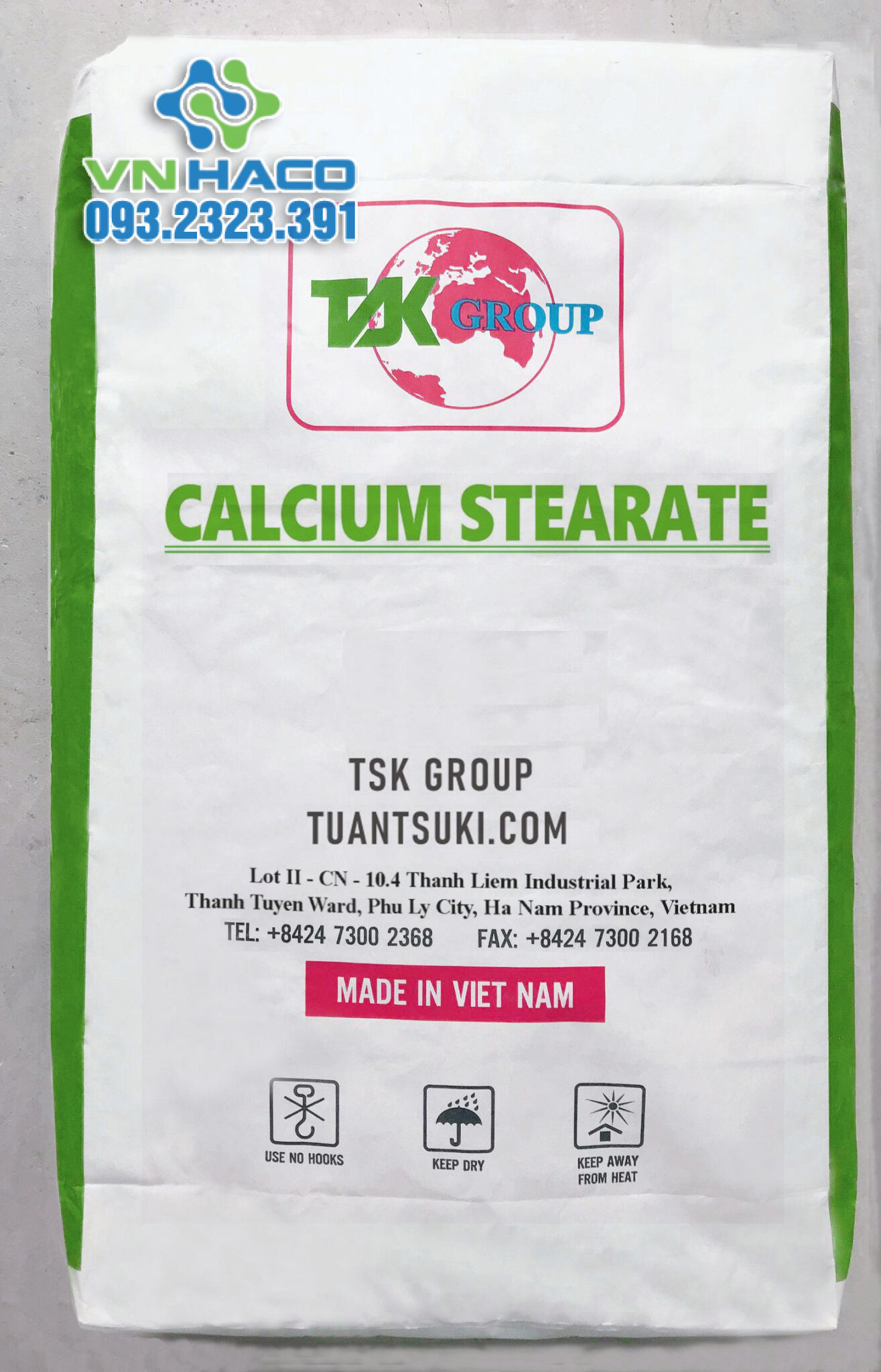 CALCIUM STEARATE, Việt Nam, 20kg/bao - HacoChem - Hóa chất công nghiệp ...